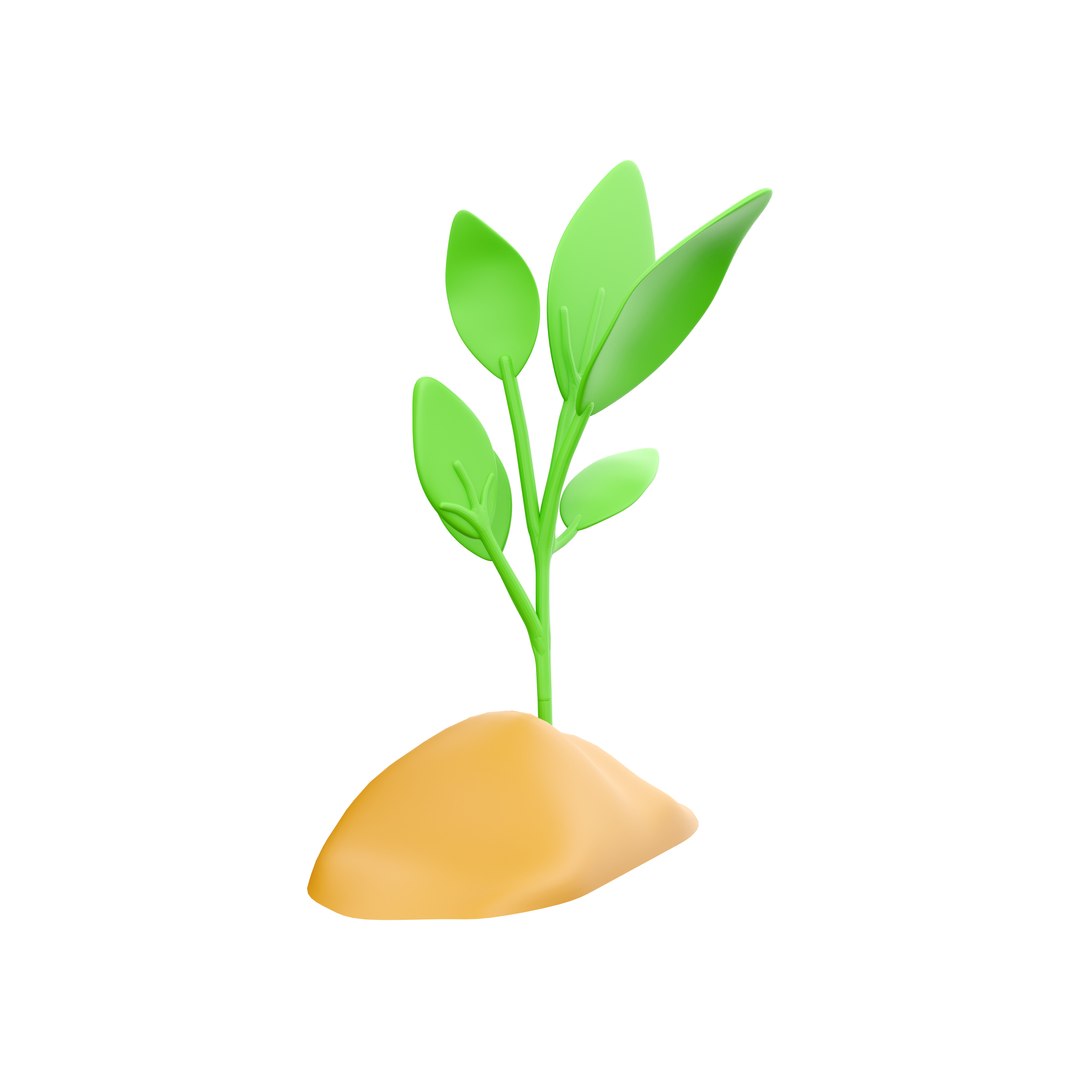 3D 3D Plant Icon Model - TurboSquid 1929975