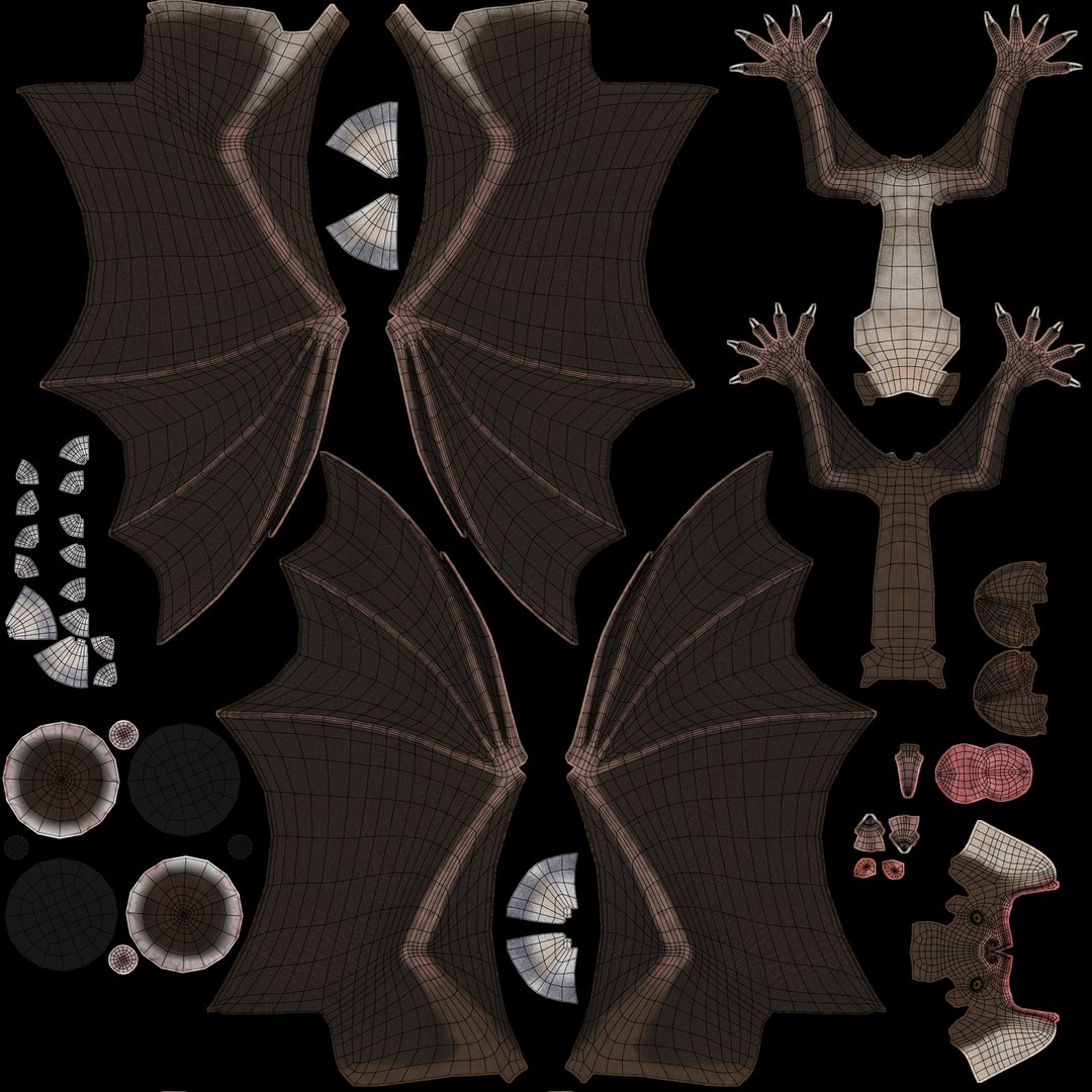 3D Realistic Vampire Bat Model - TurboSquid 1704806