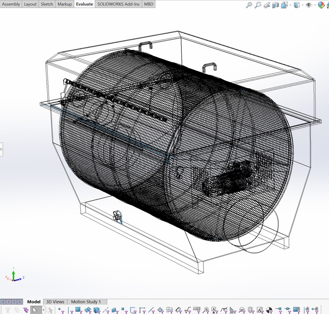 ROTARY DRUM FILTER 3D Model - TurboSquid 1972292