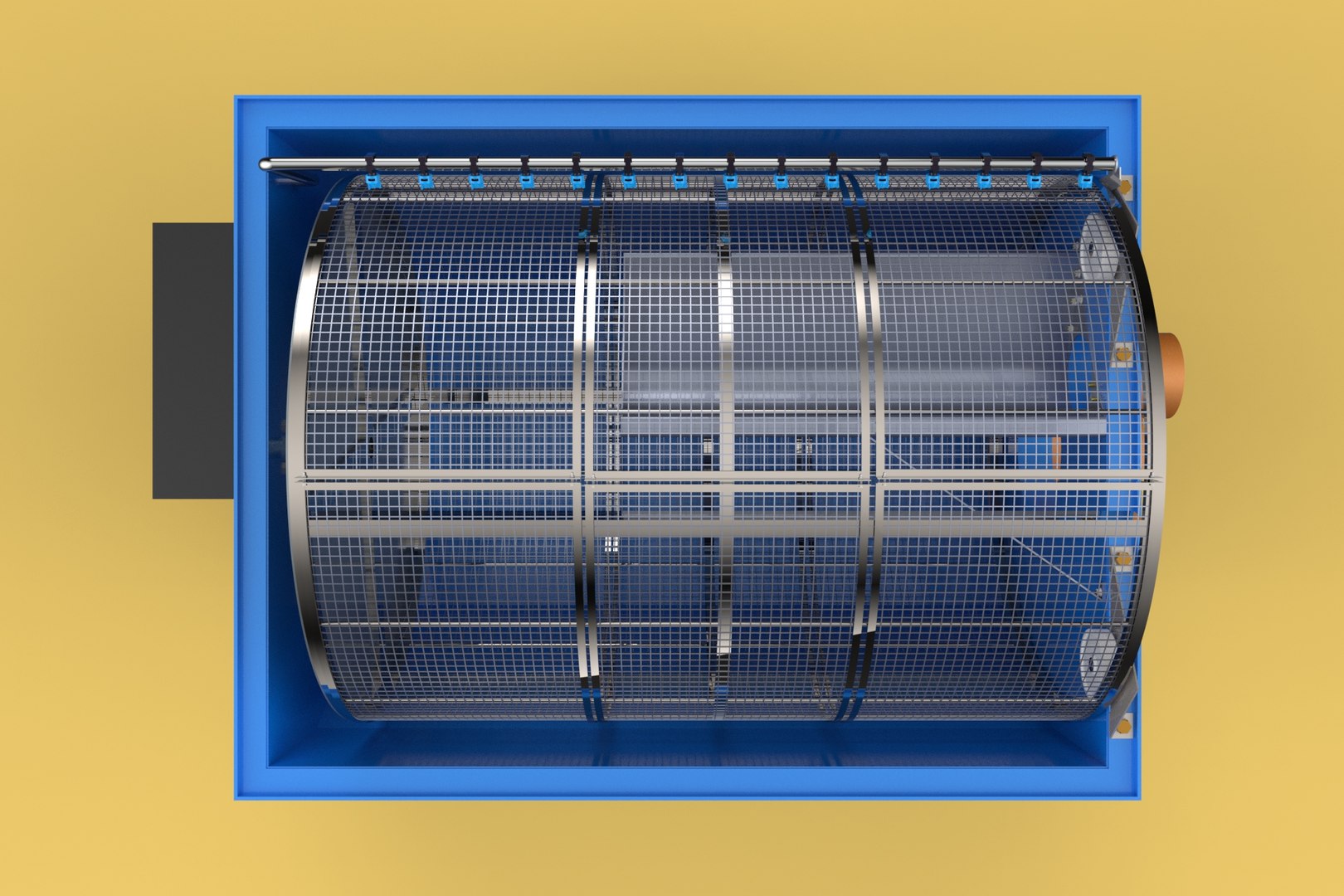 ROTARY DRUM FILTER 3D Model - TurboSquid 1972292