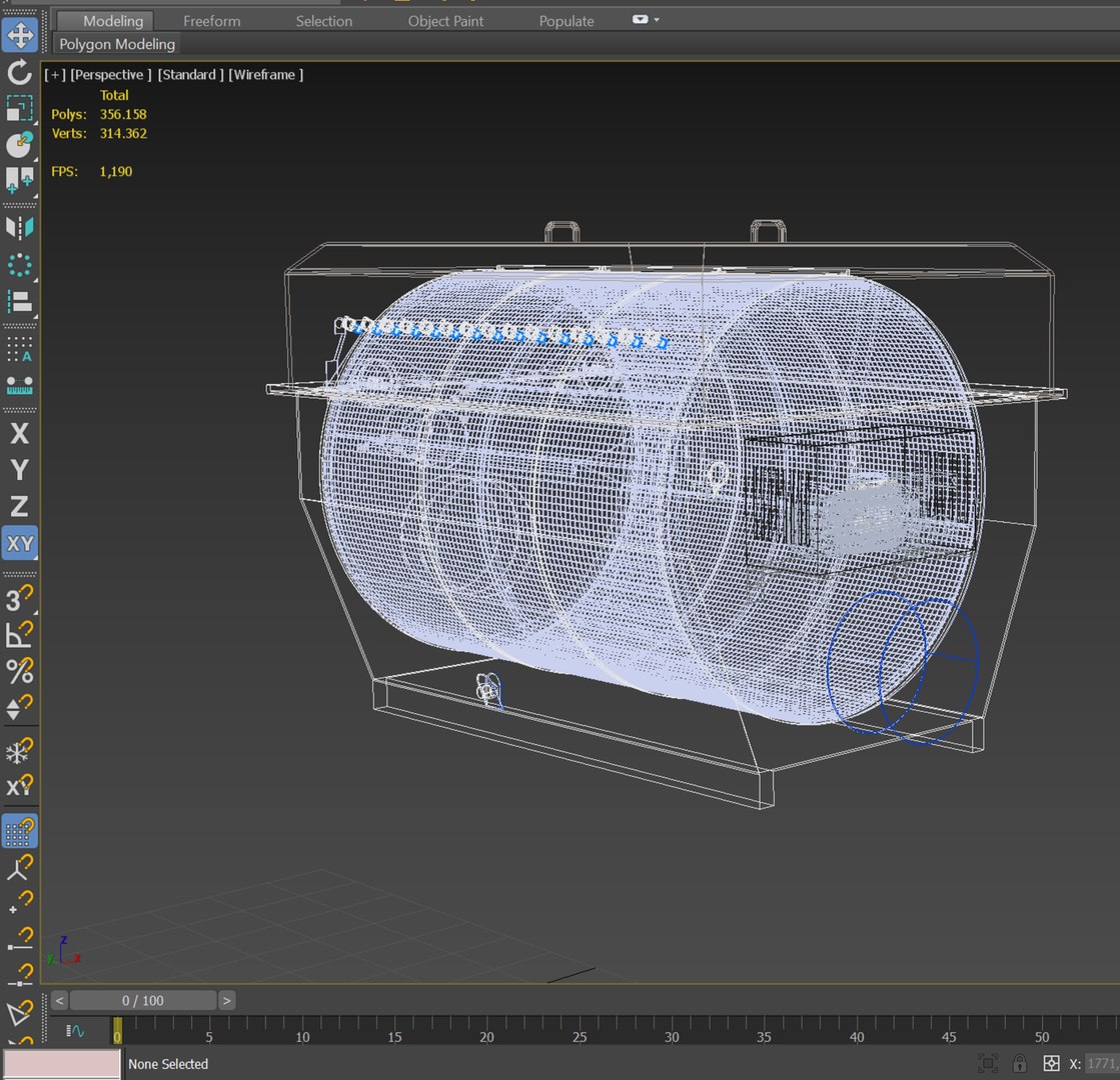 ROTARY DRUM FILTER 3D Model - TurboSquid 1972292