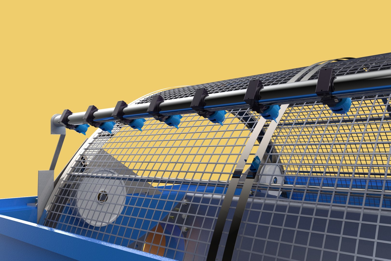 ROTARY DRUM FILTER 3D Model - TurboSquid 1972292