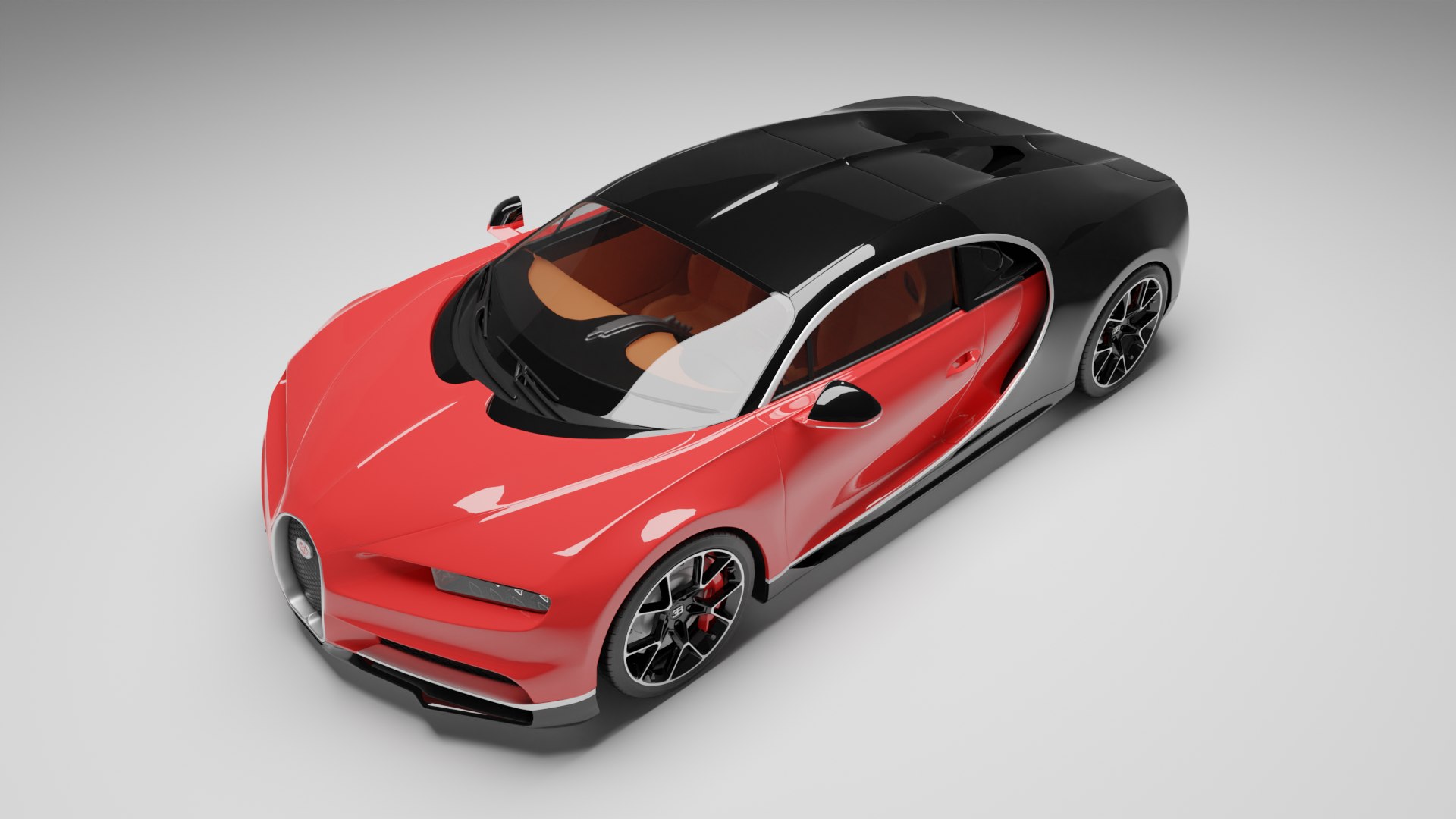 BUGATTI CHIRON RED 3D Model - TurboSquid 2349164