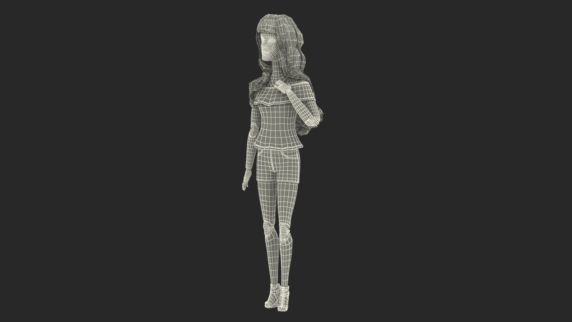 Barbie Doll Jeans Style 3D Model - TurboSquid 1988202