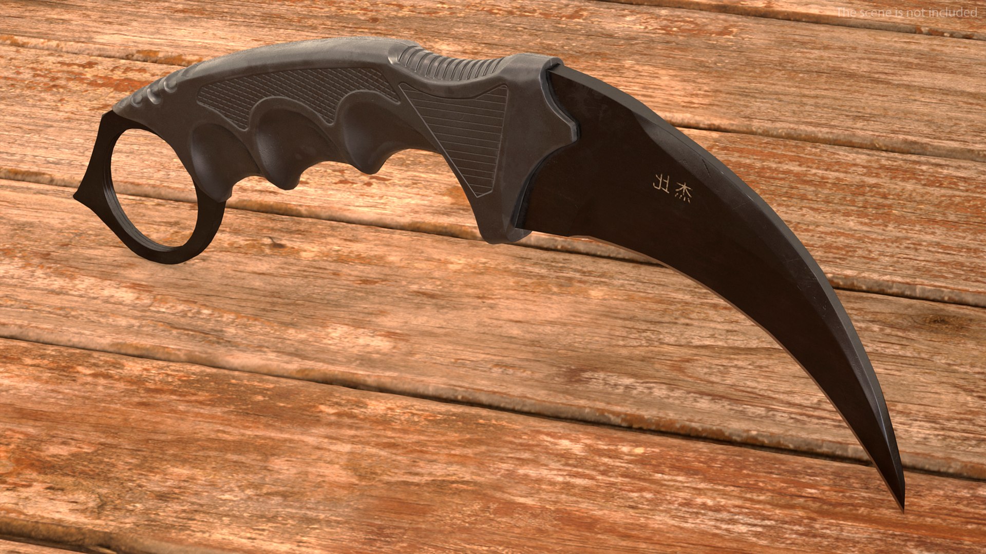 Karambit Tactical Knife Dagger Game Weapon 3D Model - TurboSquid 2124075