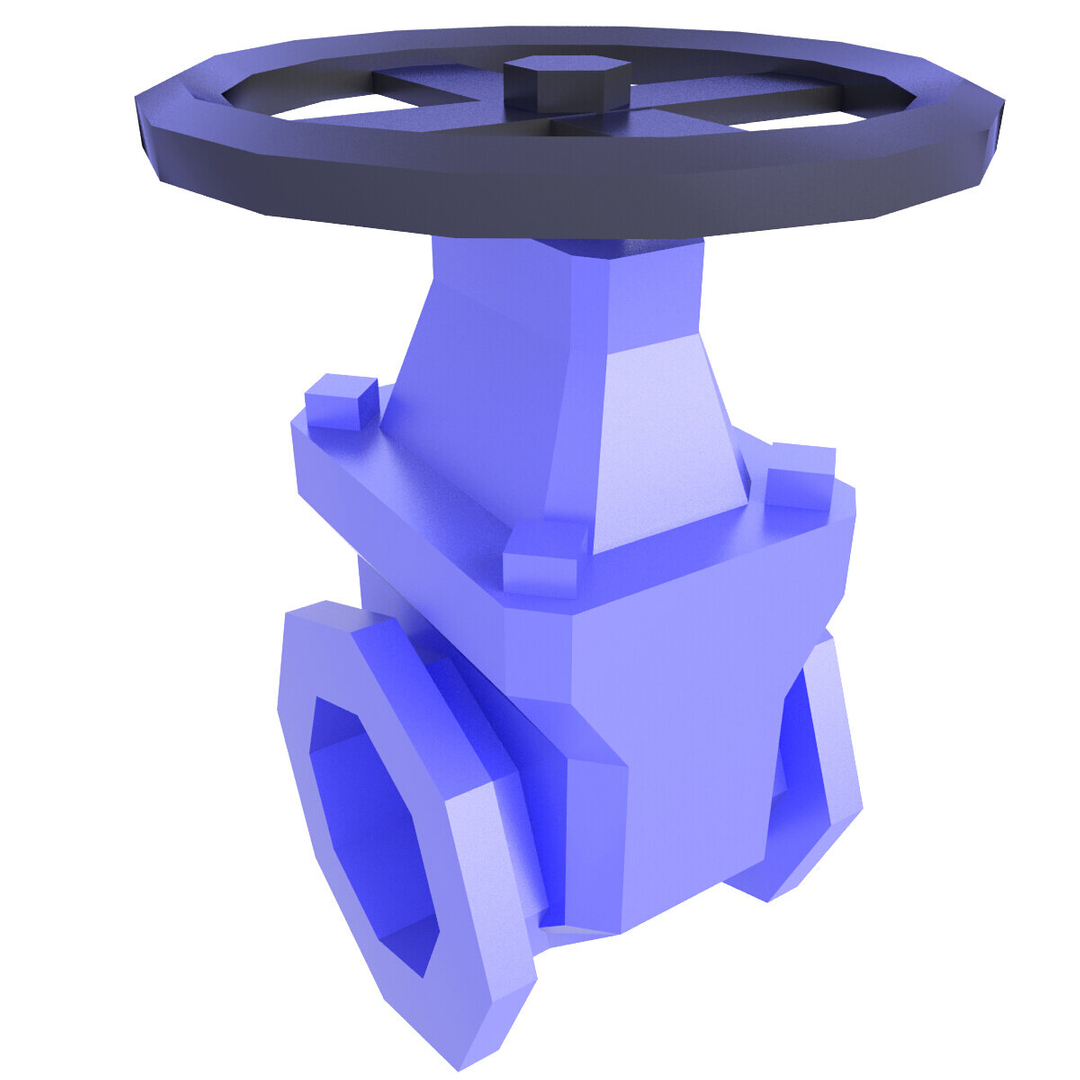 modelo 3d Gate Valve Low 1 - TurboSquid 2096674