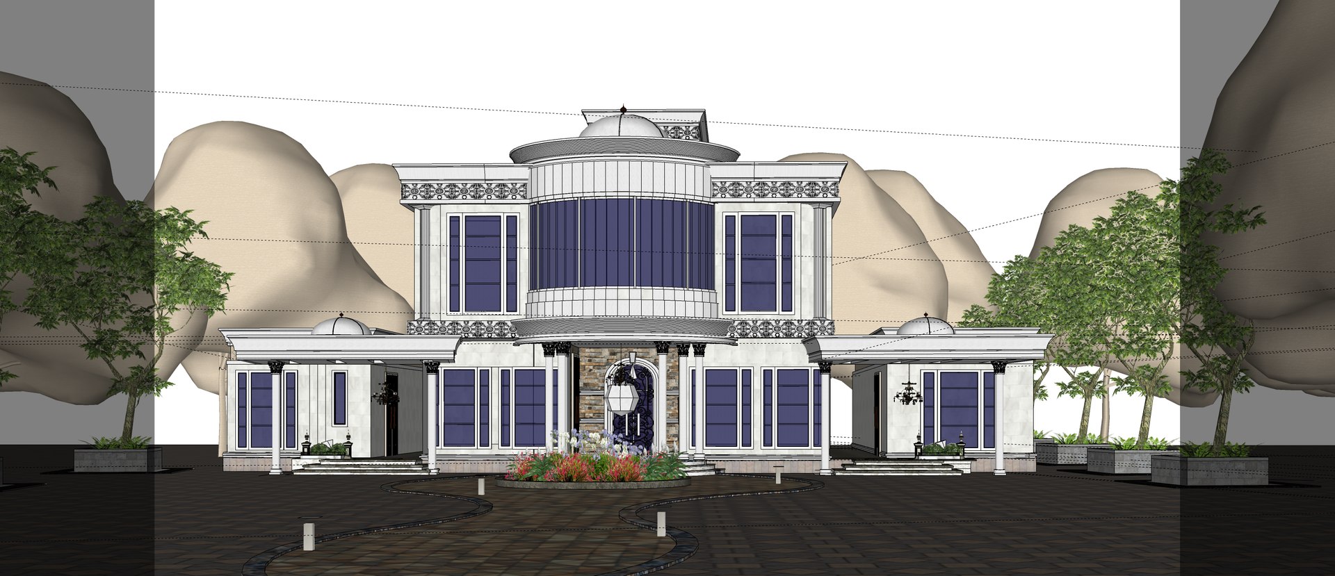 CLASSIC VILA Model - TurboSquid 2080069