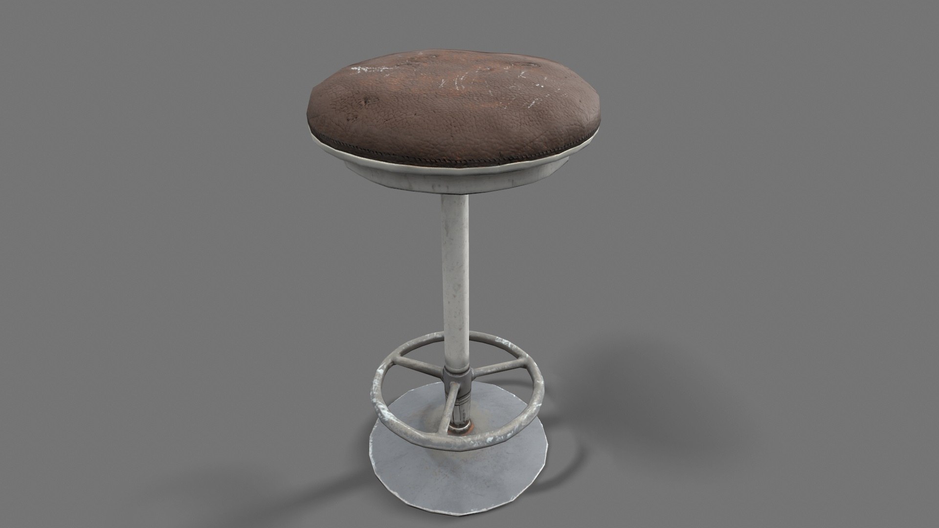 Old bar stool 3D model - TurboSquid 1478792