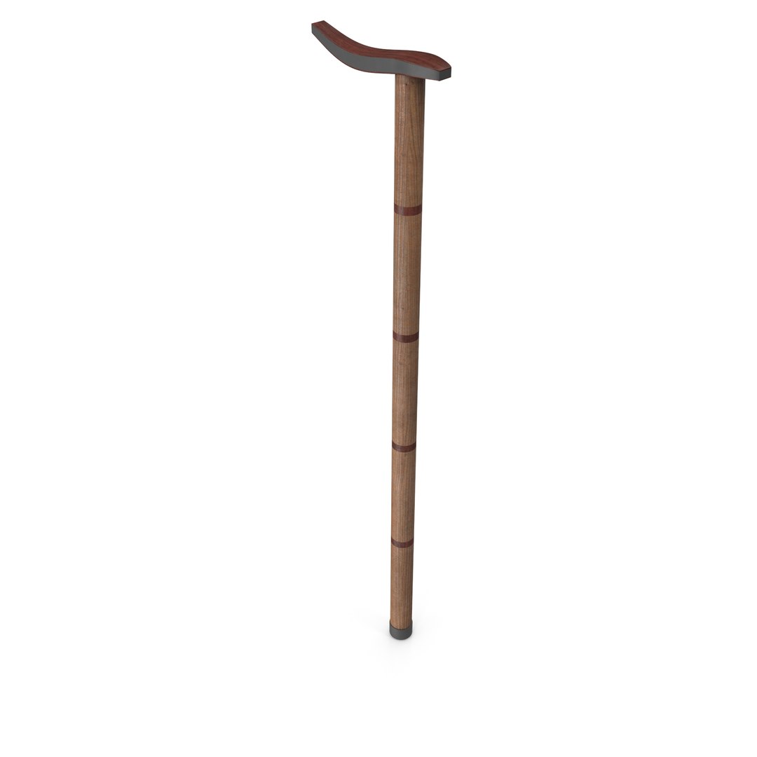3D Model Traditional Wooden Cane - TurboSquid 2314292