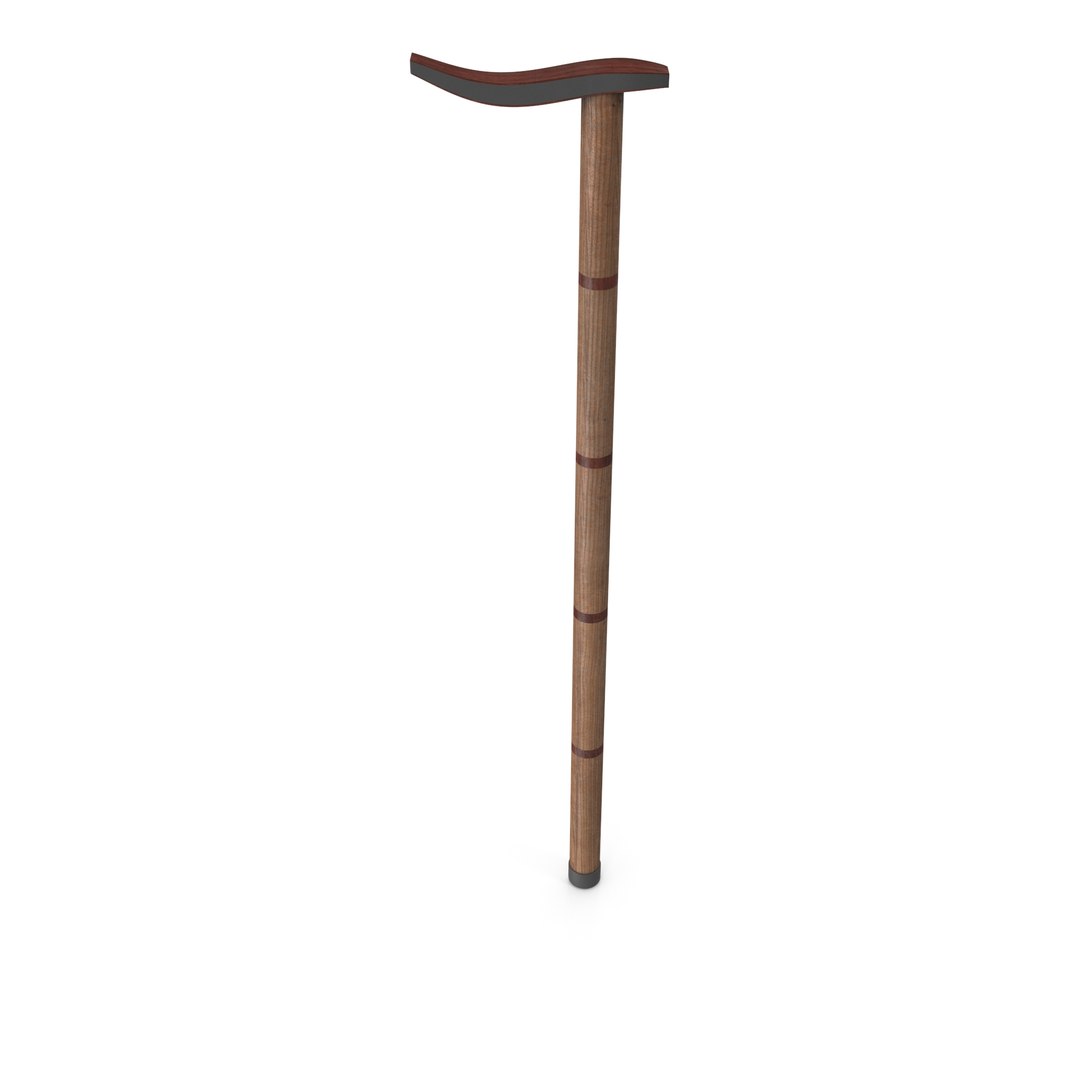 3D Model Traditional Wooden Cane - TurboSquid 2314292