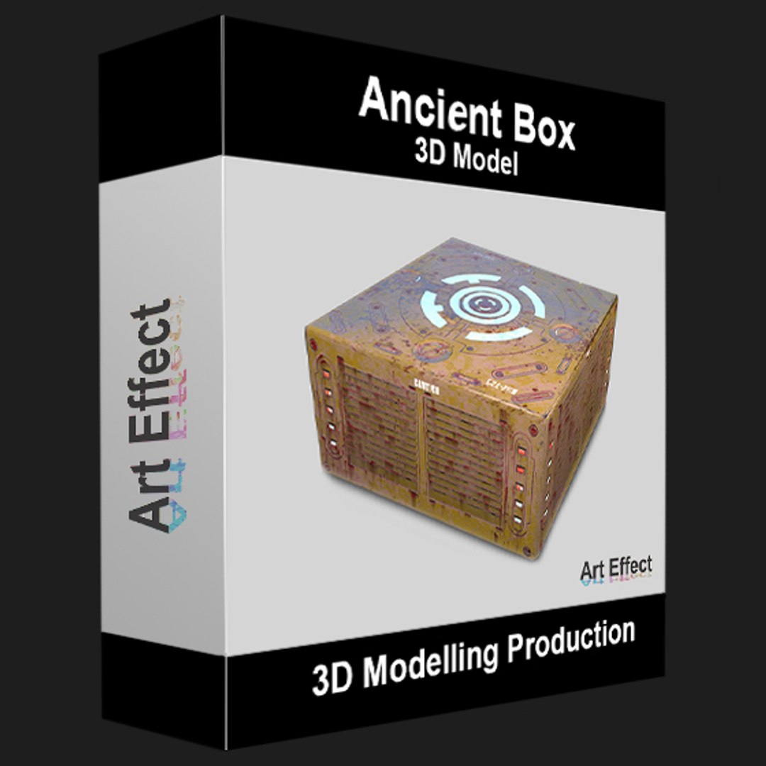 3D Ancient Box - TurboSquid 1278804