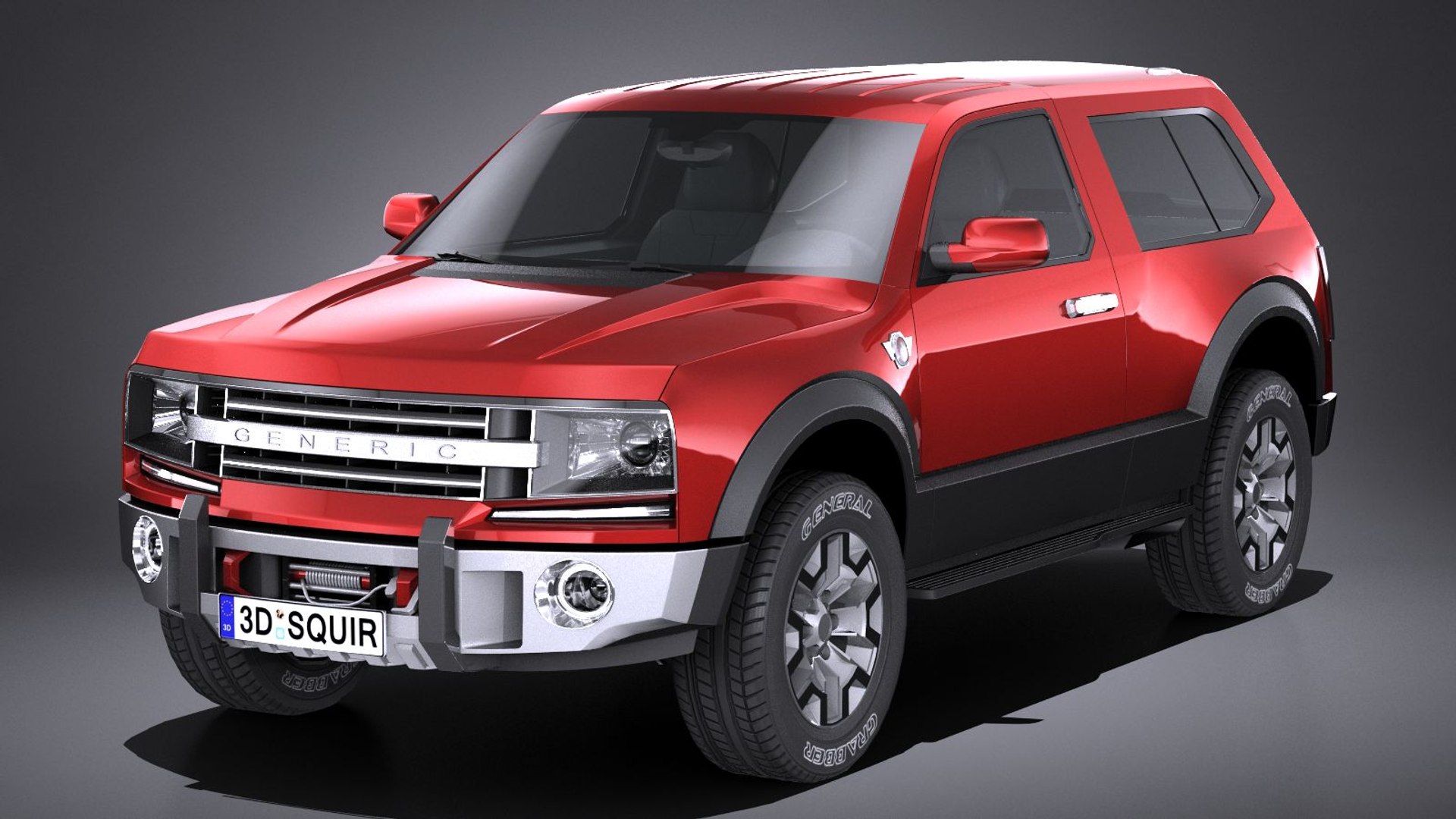 3D generic 4x4 2018 - TurboSquid 1387300