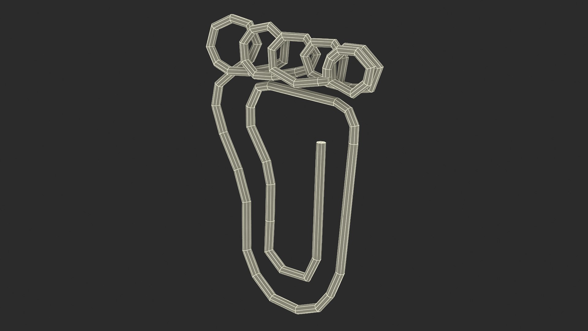Footprint Shaped Paper Clip 3D Model - TurboSquid 2194209