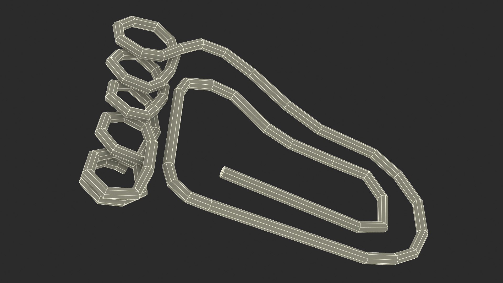 Footprint Shaped Paper Clip 3D Model - TurboSquid 2194209