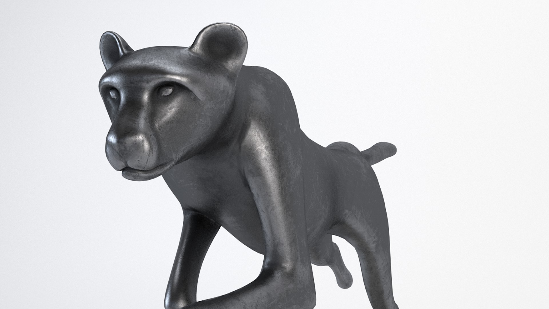 Running Cheetah Sculpture 3D Model - TurboSquid 2174199