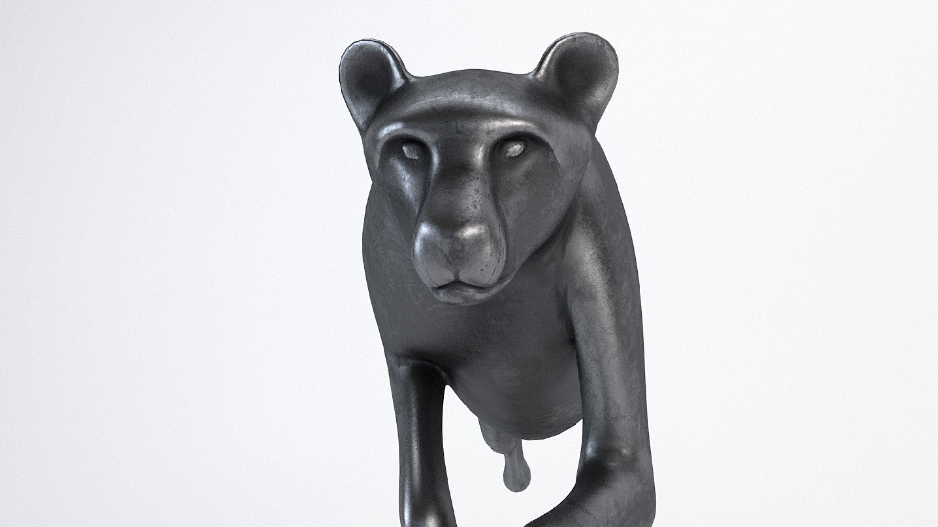 Running Cheetah Sculpture 3D Model - TurboSquid 2174199
