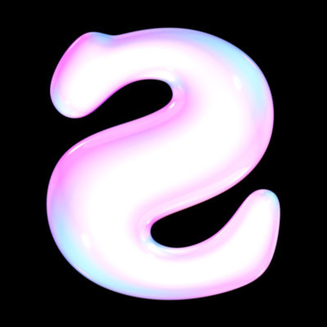 3ds max organic font letter s