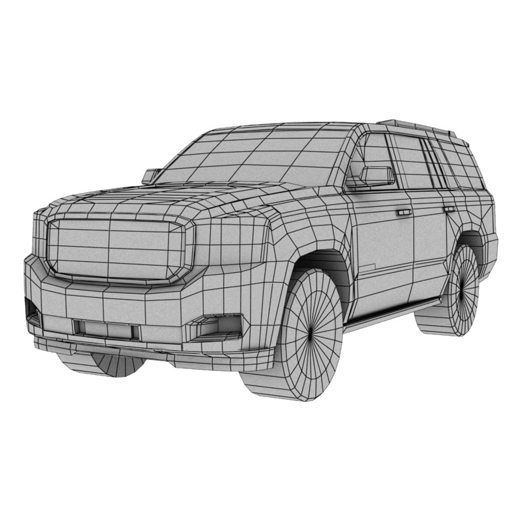 3d model gmc yukon denali