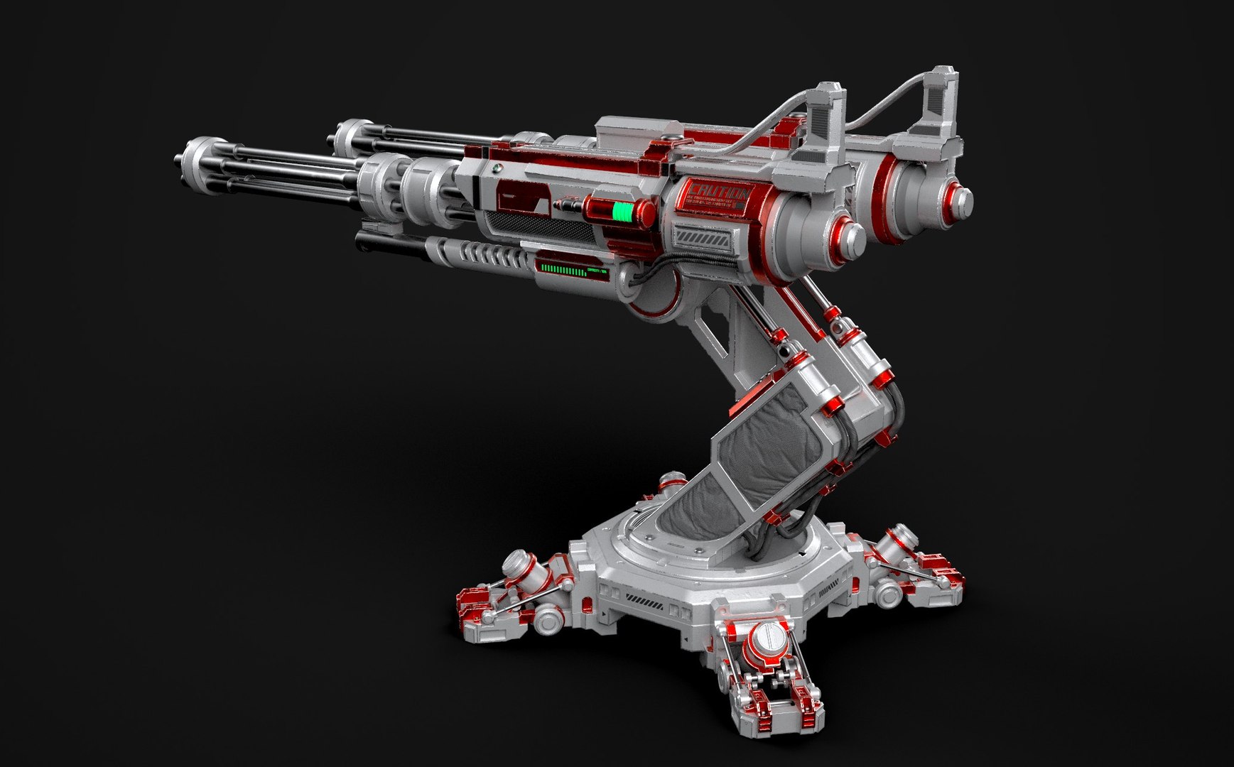 3D Turret - TurboSquid 1936262