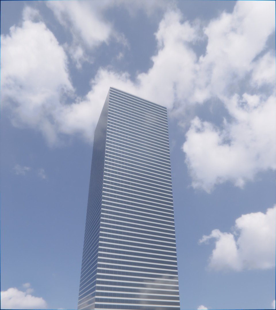 Parametric Building 1a2 3D Model - TurboSquid 2390221