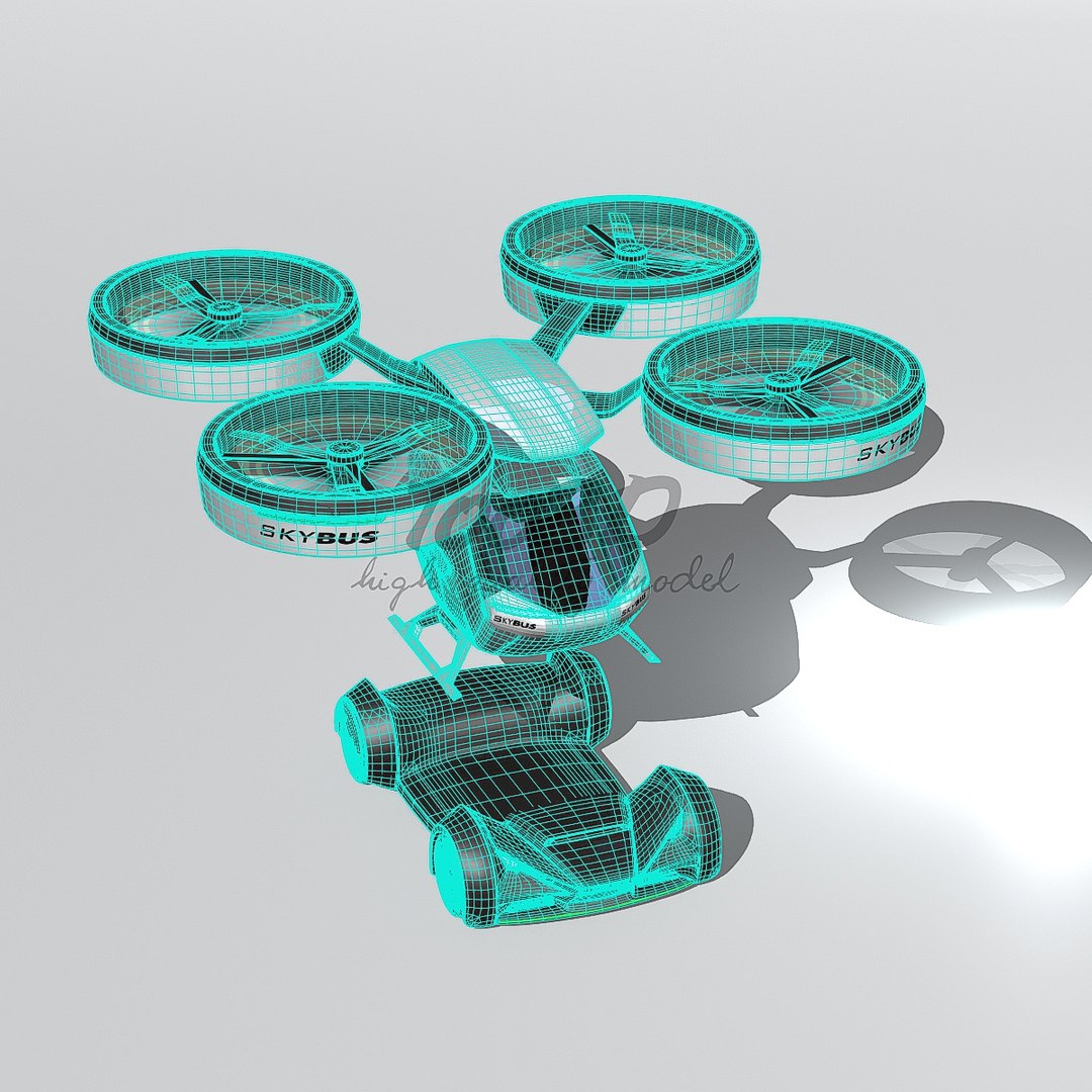 Concept Flying Car Model | 1145514 | TurboSquid