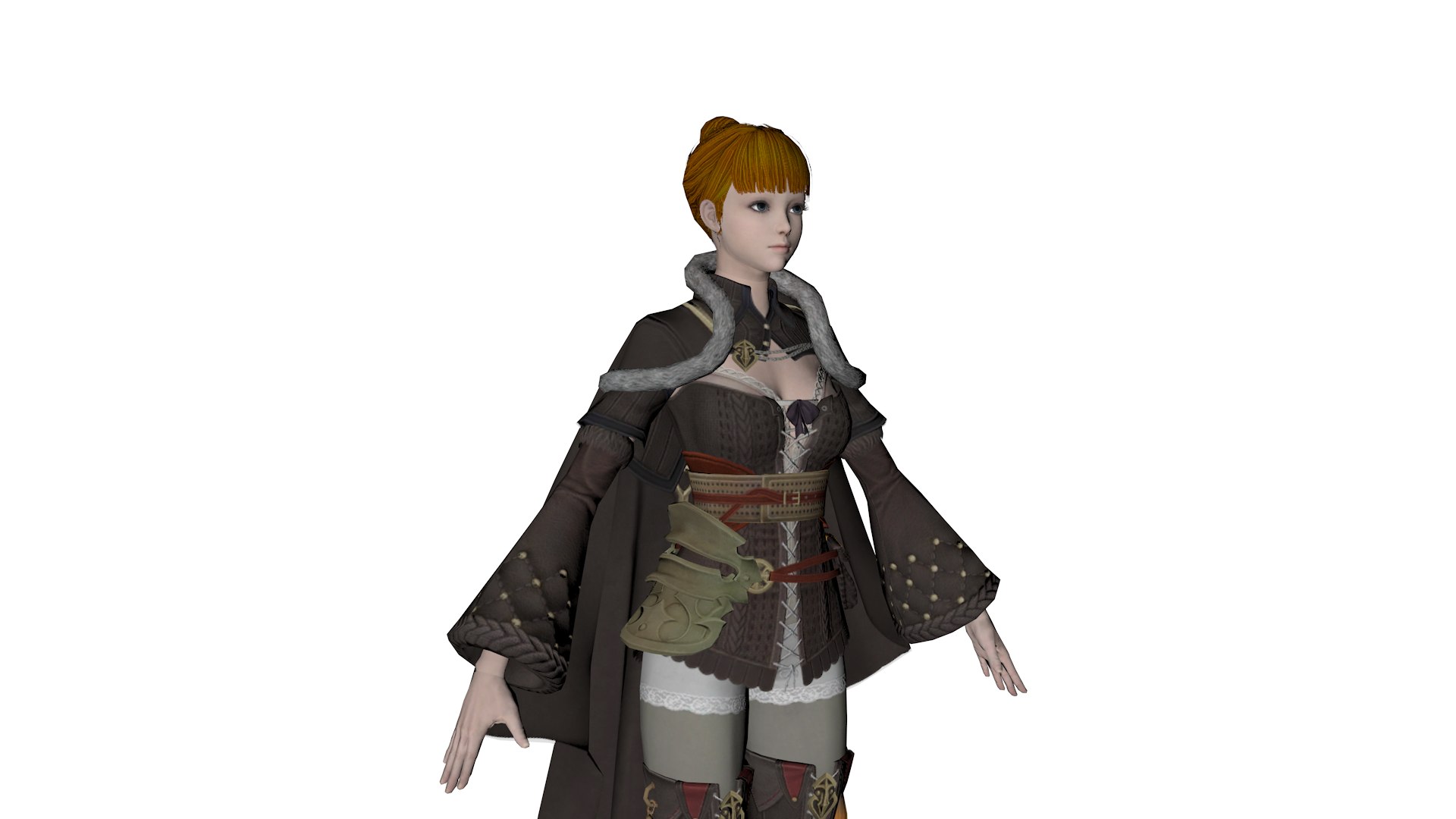 Stylized Anime Warrior Model - TurboSquid 2398143