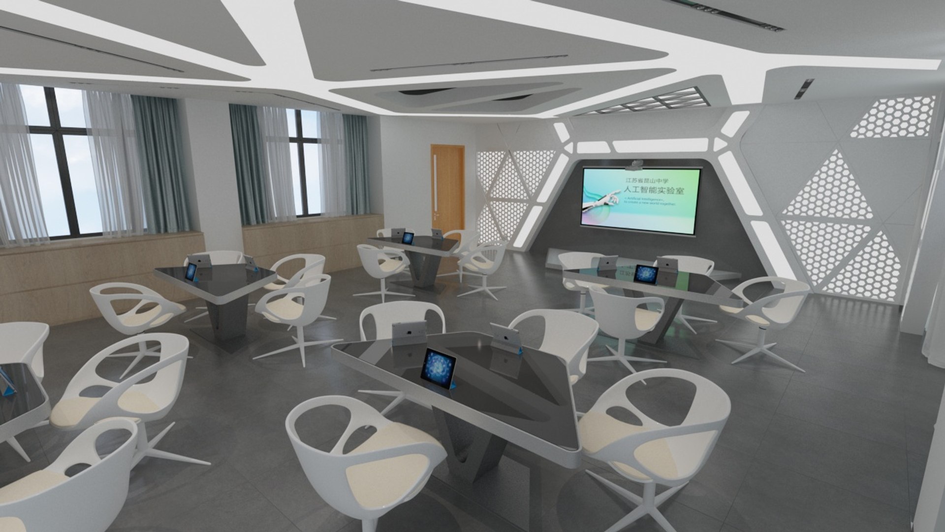 Classroom 3D model - TurboSquid 2102543