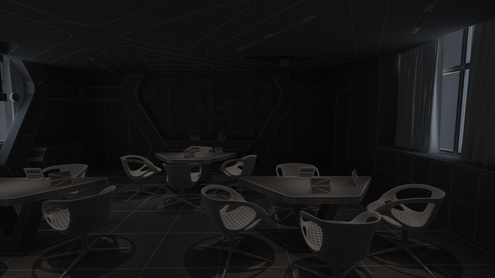 Classroom 3D model - TurboSquid 2102543