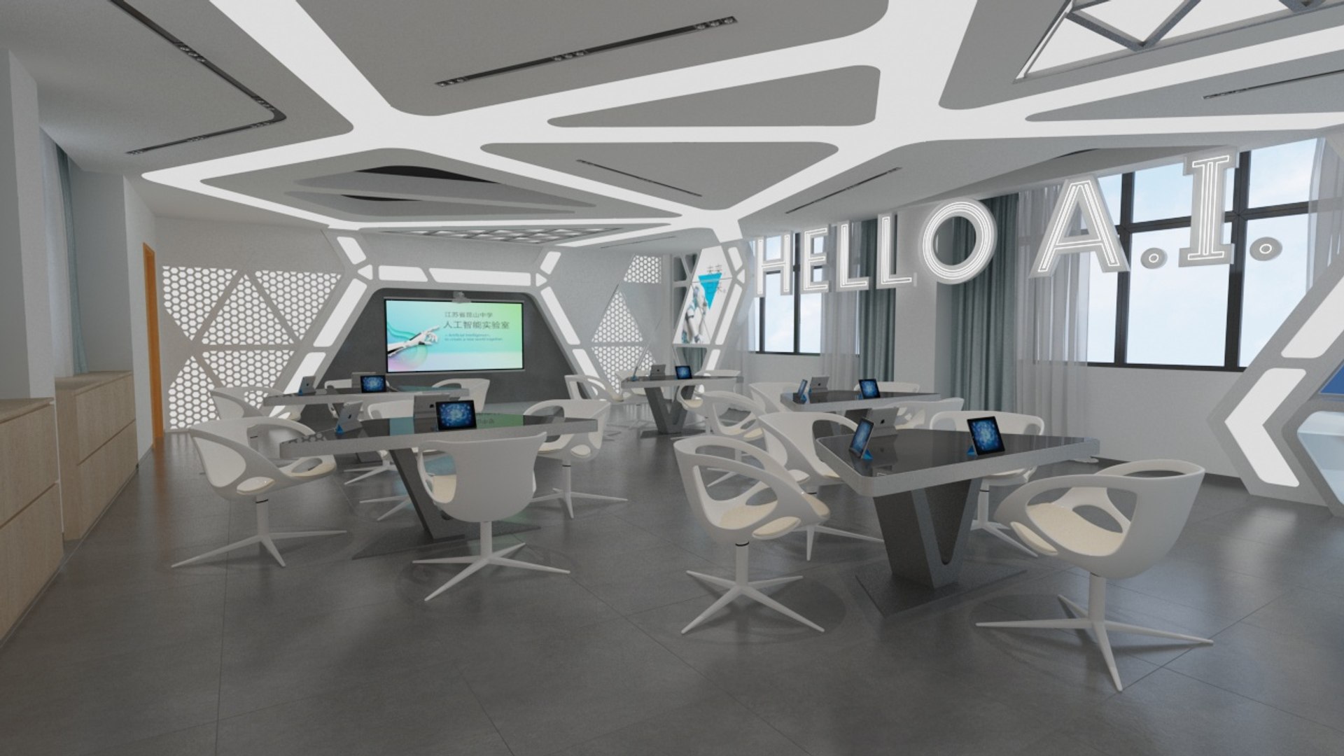 Classroom 3D model - TurboSquid 2102543
