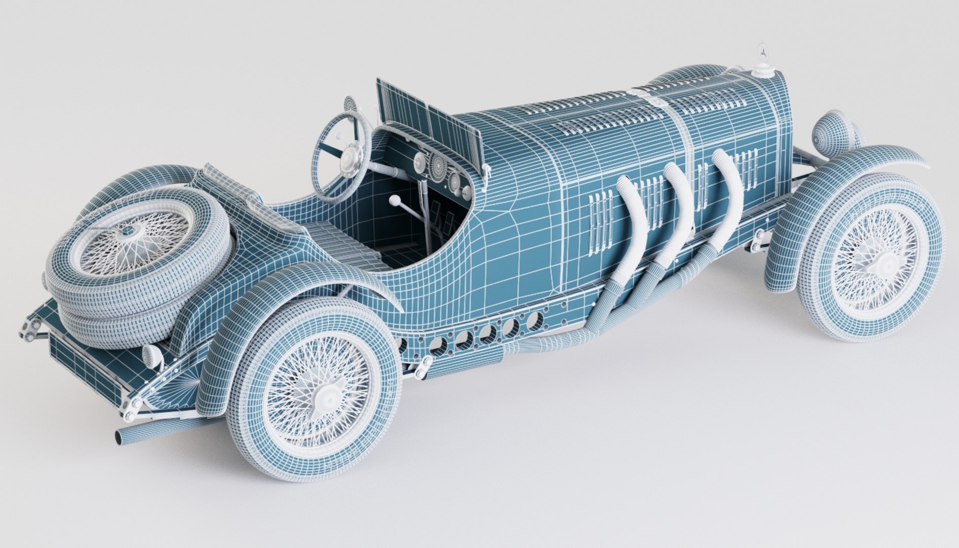 3D Mercedes Sskl 1929 Model - TurboSquid 1282323