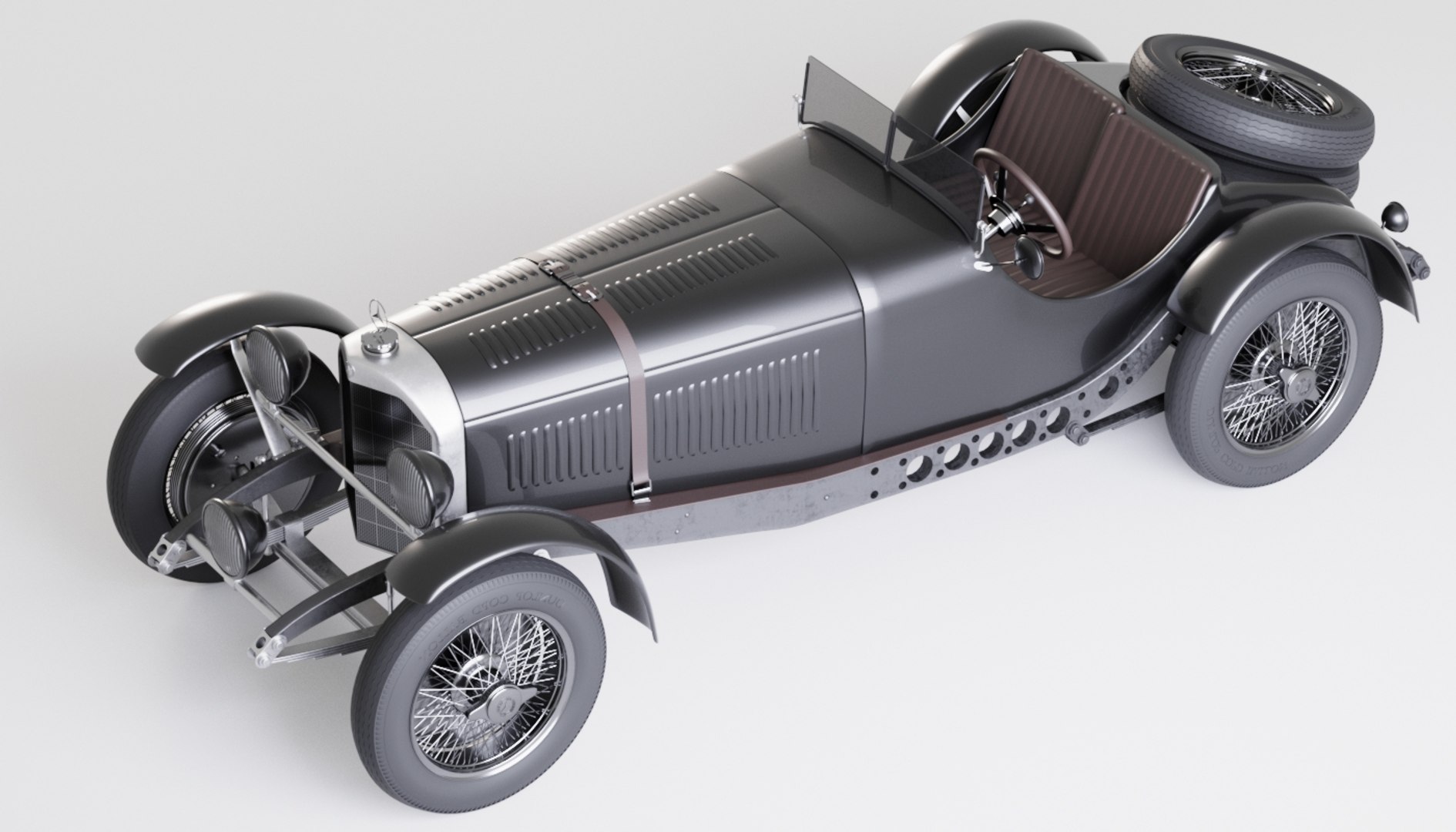 3D Mercedes Sskl 1929 Model - TurboSquid 1282323