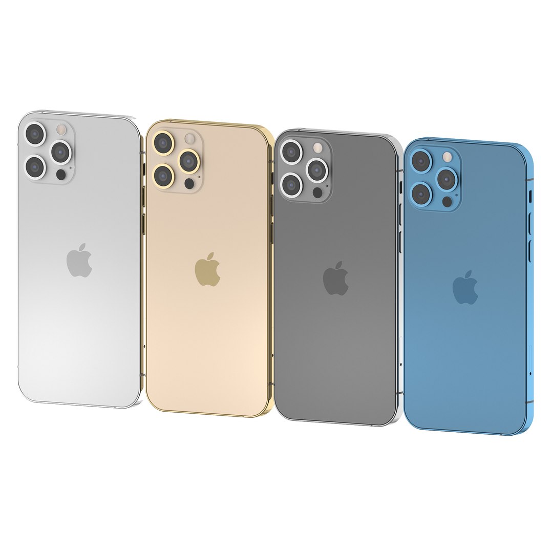 Iphone 12 Pro Colors 3D Model - TurboSquid 1636209