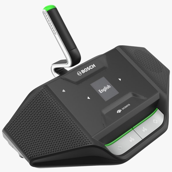 Bosch Discussion Device with Language Selector model - TurboSquid 1797859