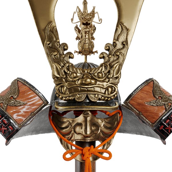 Japanese Fabulous Samurai Helmet Dragon with a mask 3D 모델 - TurboSquid ...