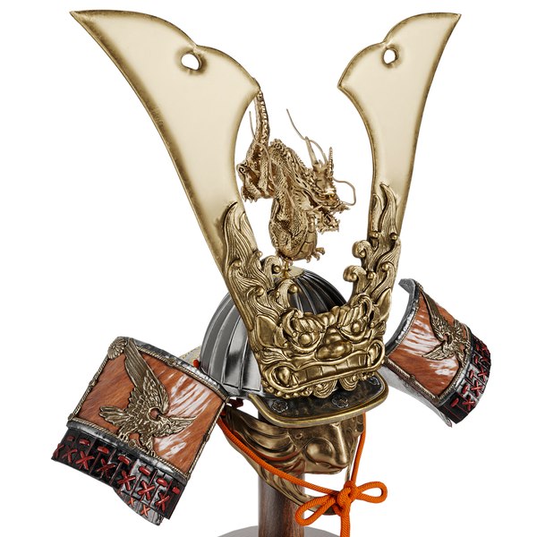 Japanese Fabulous Samurai Helmet Dragon with a mask 3D 모델 - TurboSquid ...