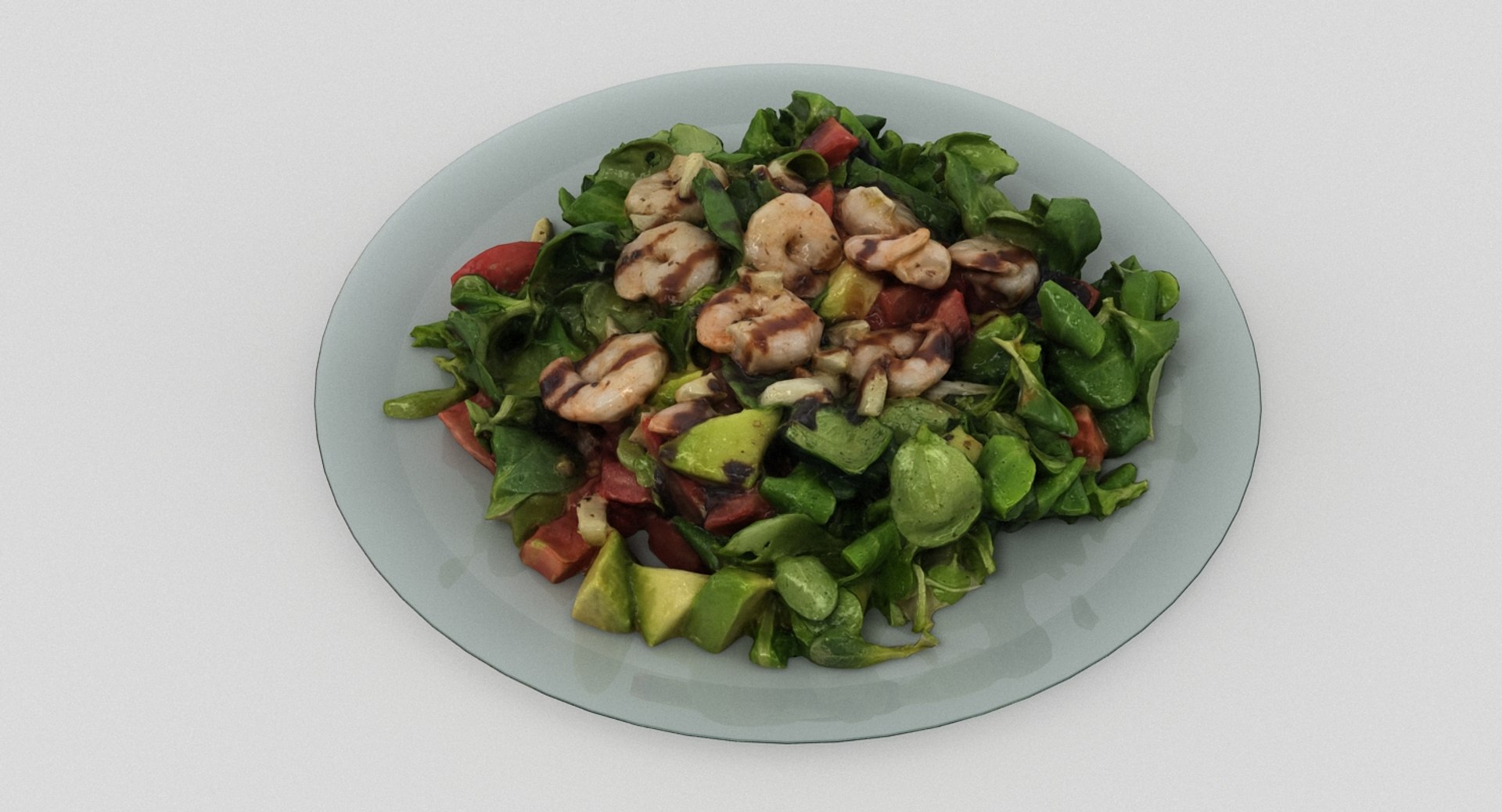 Salad Realistic 3D Model - TurboSquid 1324930