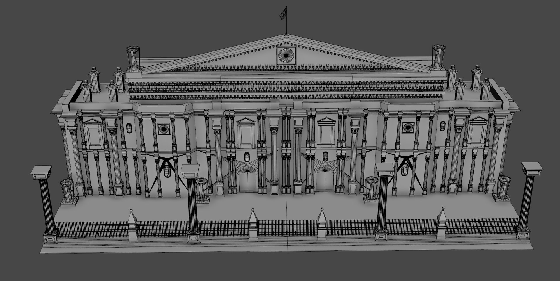 Classic Building V11 3D - TurboSquid 1837619