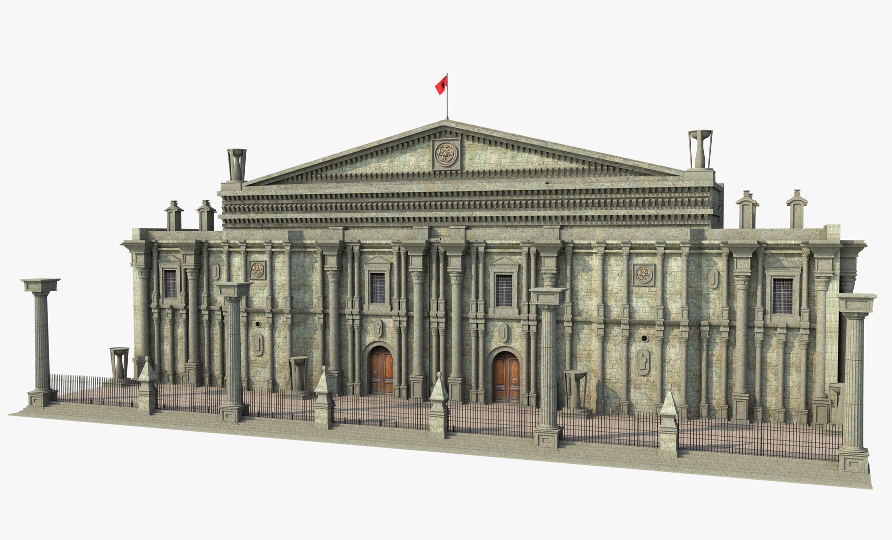 Classic Building V11 3D - TurboSquid 1837619