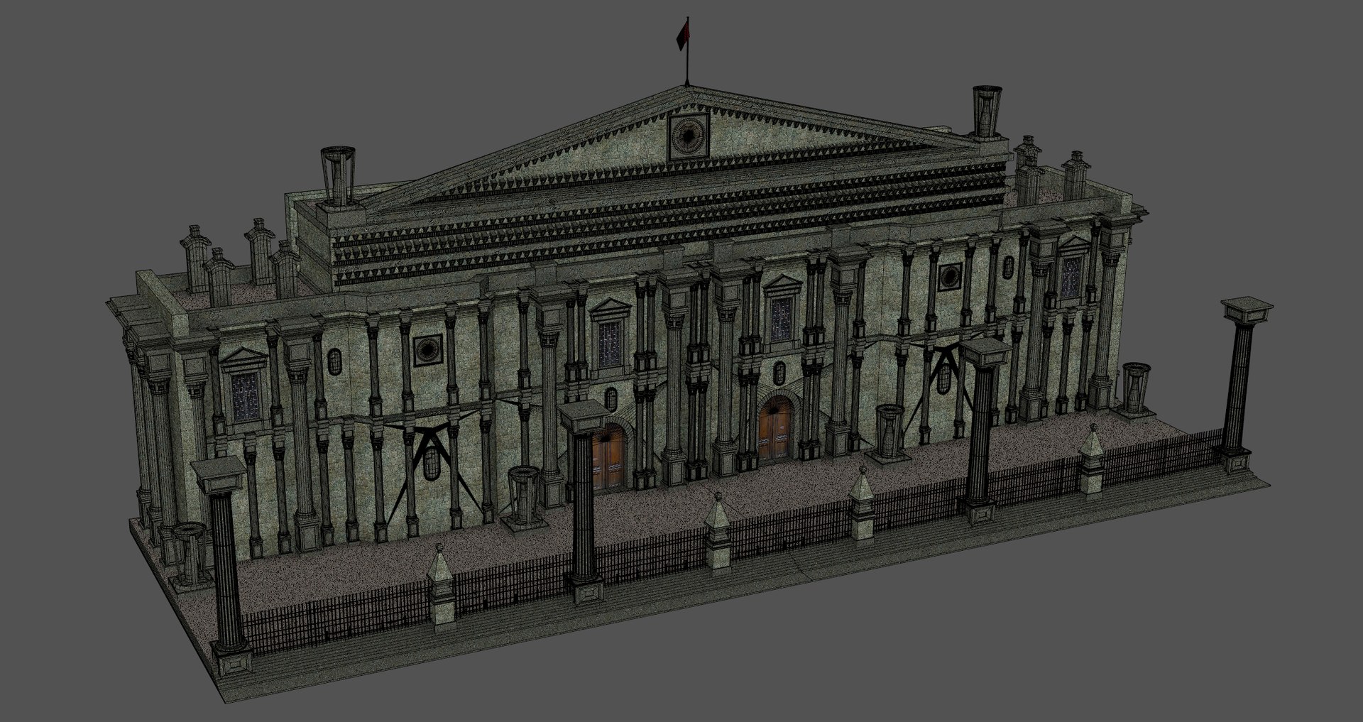 Classic Building V11 3D - TurboSquid 1837619