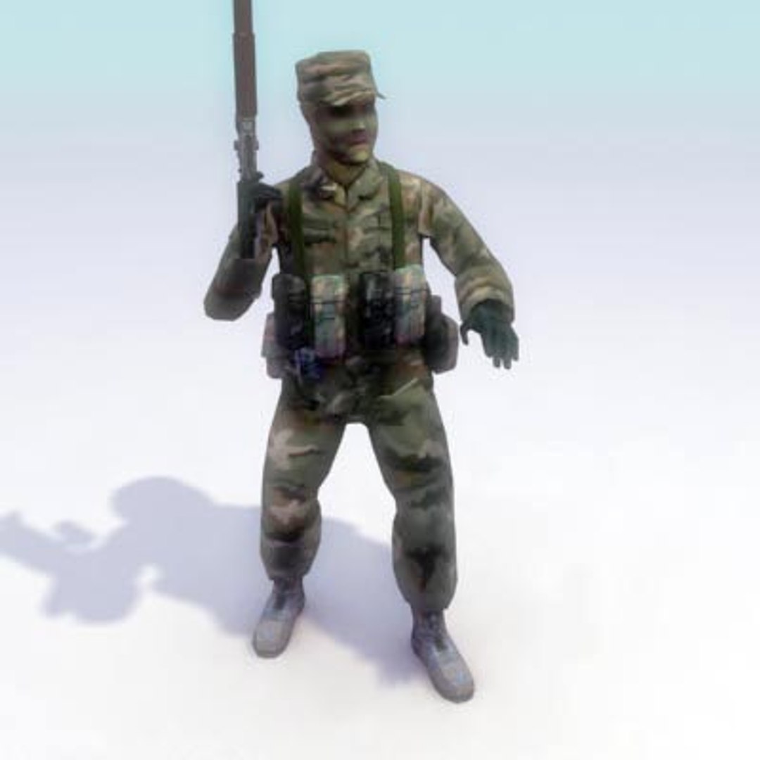 3d Ranger Army Model