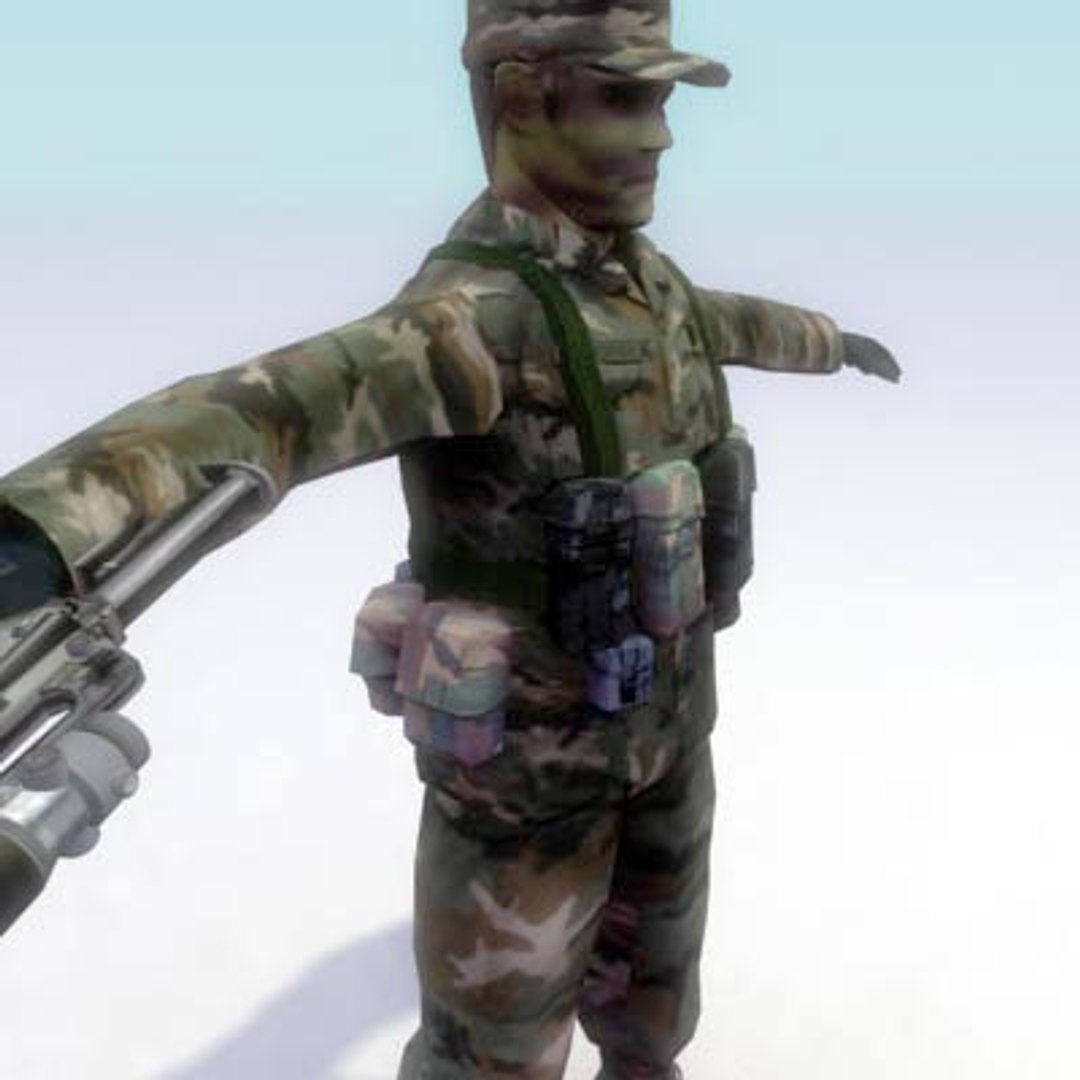3d Ranger Army Model