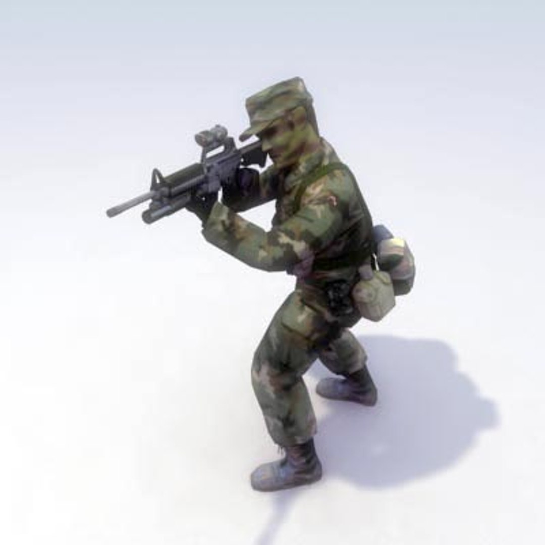 3d Ranger Army Model