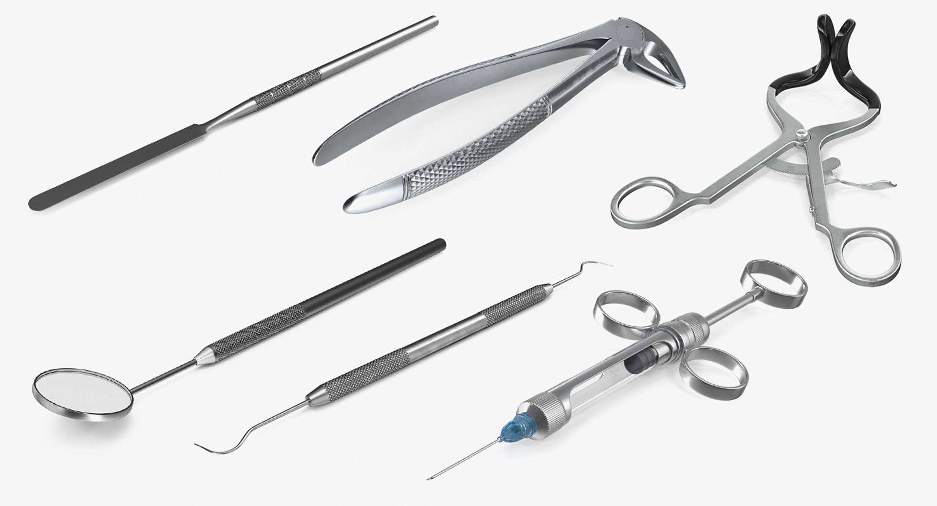 3D Dental Instruments Collection 2 model - TurboSquid 1997579