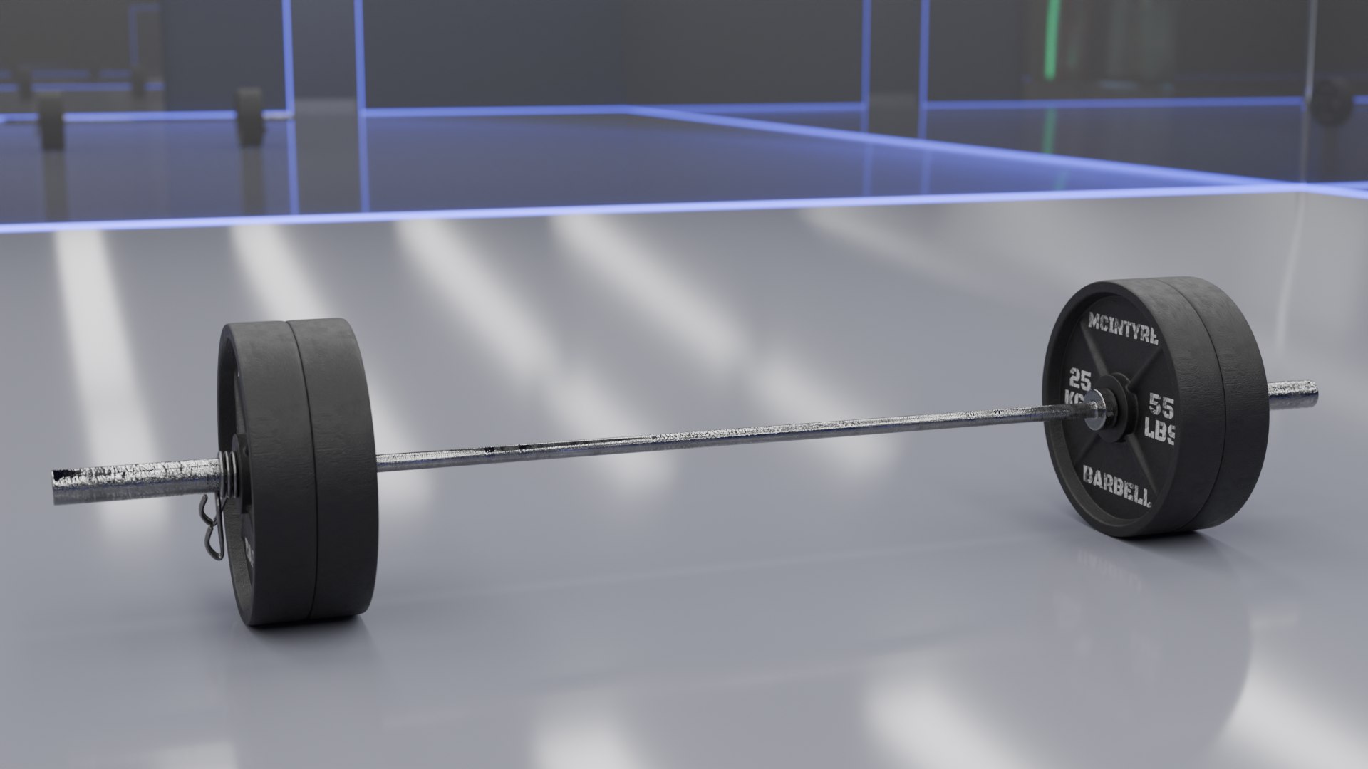 3D Barbell - TurboSquid 2257958