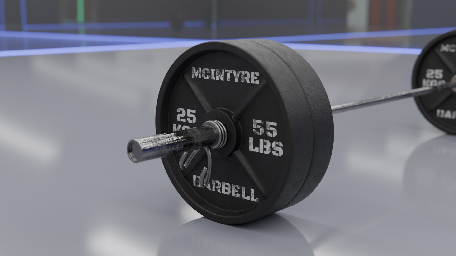3D Barbell - TurboSquid 2257958