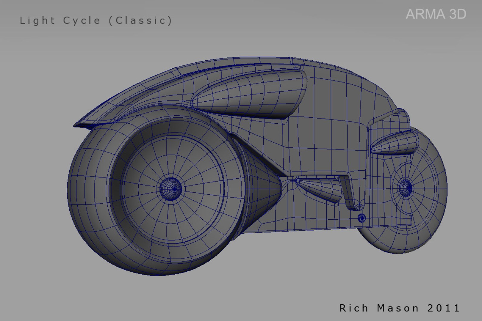 Light Cycle Tron 3d Obj