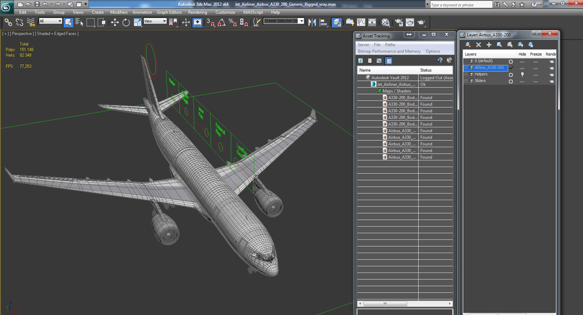 Jet airliner airbus a330-200 3D model - TurboSquid 1234466