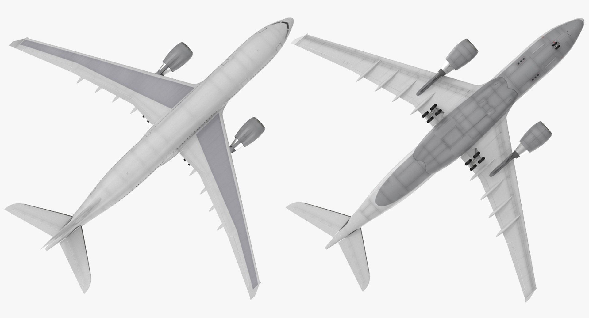 Jet Airliner Airbus A330-200 3D Model - TurboSquid 1234466