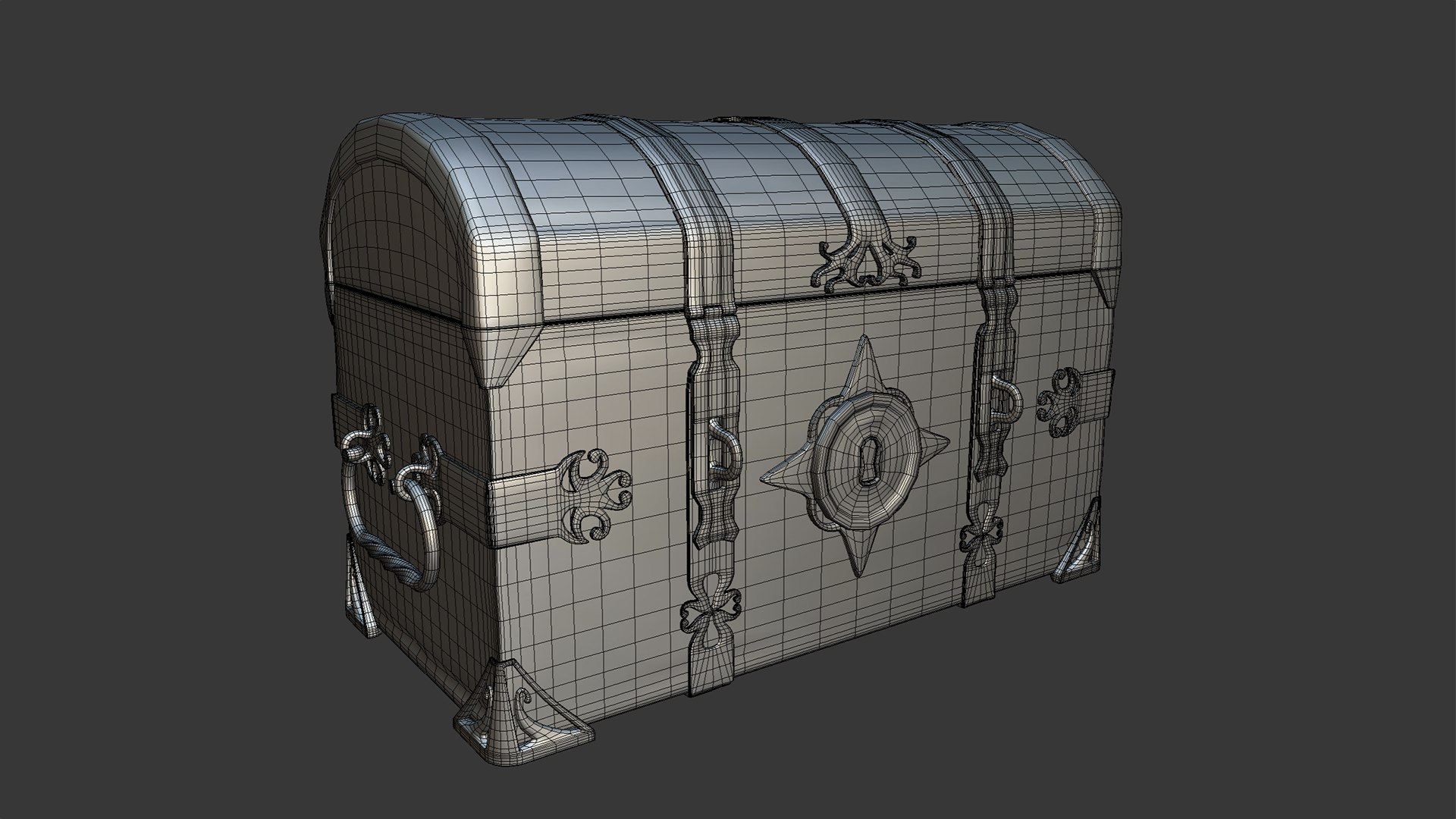 Realistic Wooden Treasure Chest 3D Model - TurboSquid 1985992