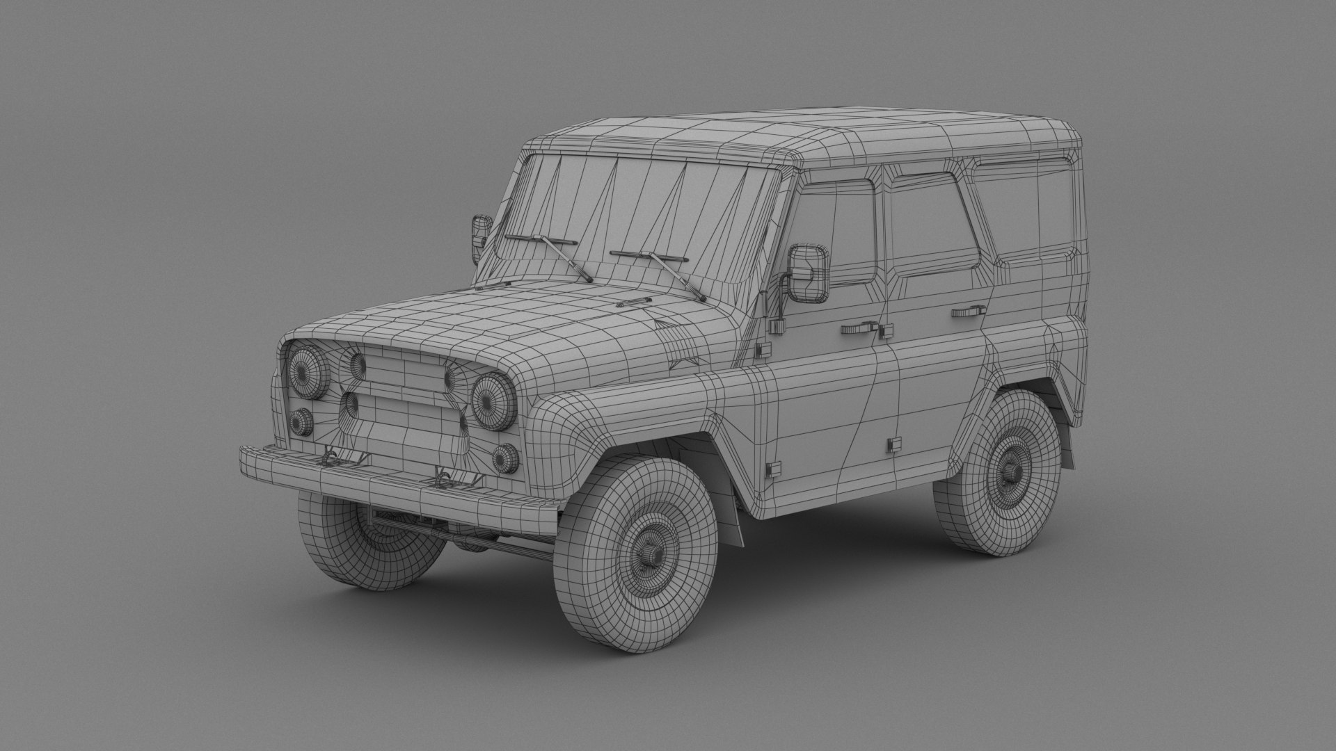 Uaz 3D Model - TurboSquid 1678339